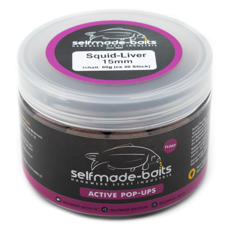 Squid-Liver Pop-Ups 15mm (Inhalt: ca. 30 Stück), 10,00