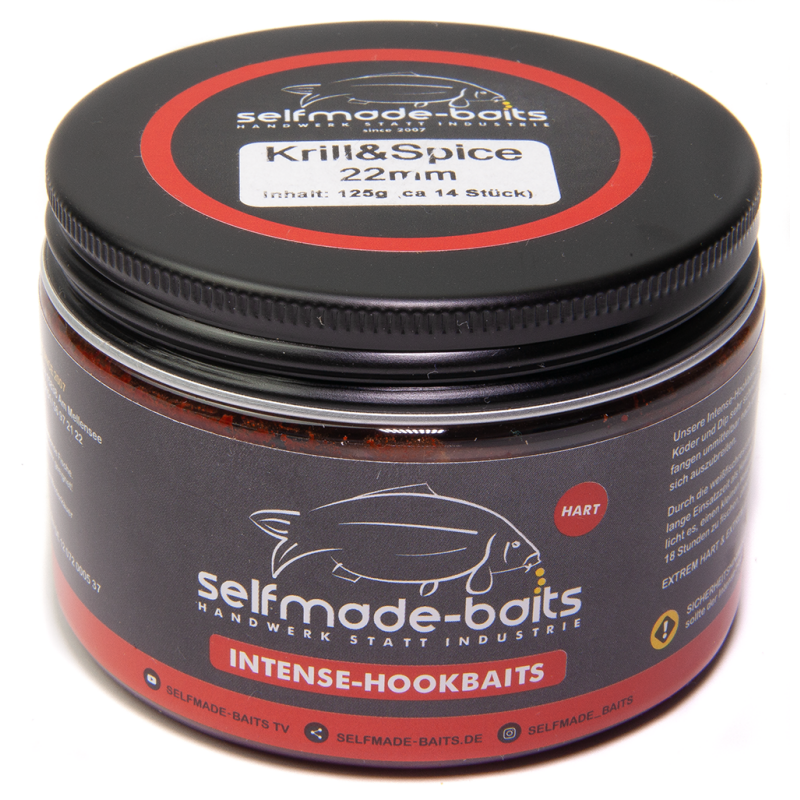 Krill&Spice 22mm Rund Intense-Hookbaits (Inhalt: ca. 14 Stück), 10,00