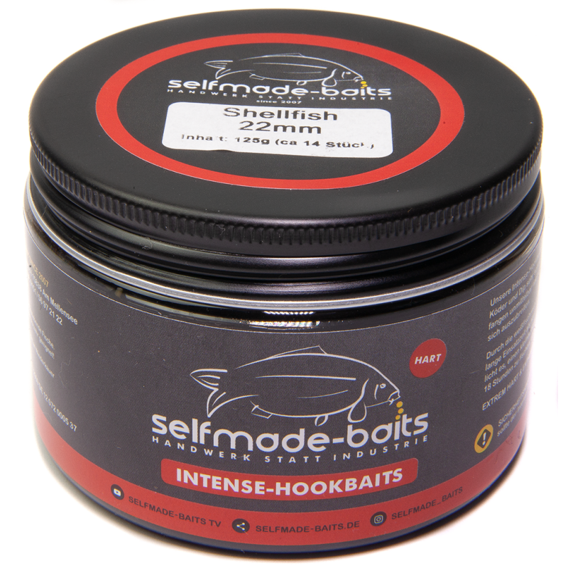 Shellfish 22mm Rund Intense-Hookbaits (Inhalt: ca. 14 Stück), 9,00
