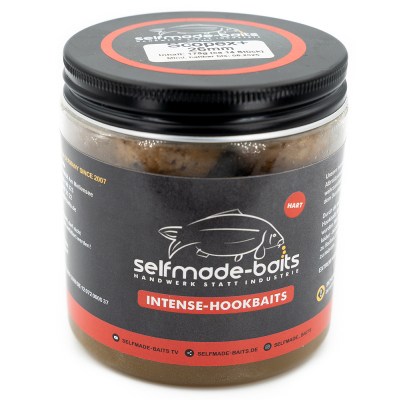 Scopex+ (Natur) 26mm Rund Intense-Hookbaits (Inhalt: ca. 14 Stück), 10,00